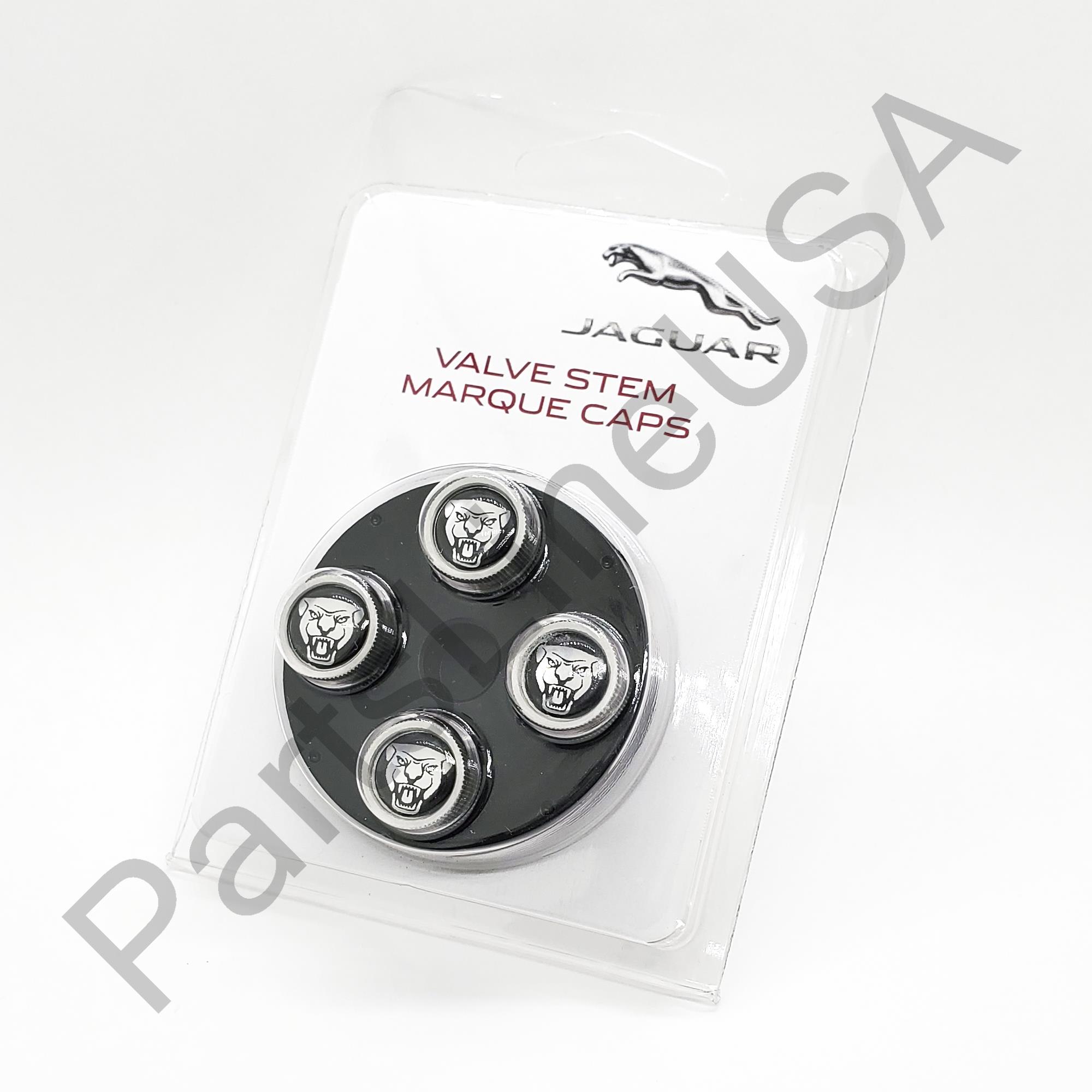 Genuine Jaguar OEM Growler Alloy Valve Stem Marque Cap C2C39770 ...