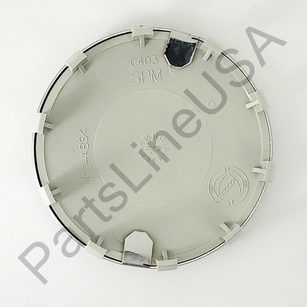 Genuine Quattroporte V6 Ghibli GTS Silver Red Wheel Center Caps ...