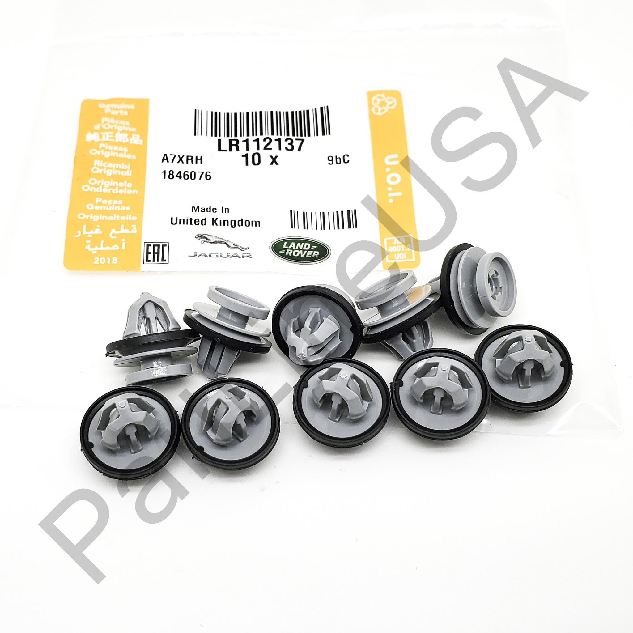 Genuine Land Rover Door Trim Molding Clips LR112137 Pack of 10 pcs ...