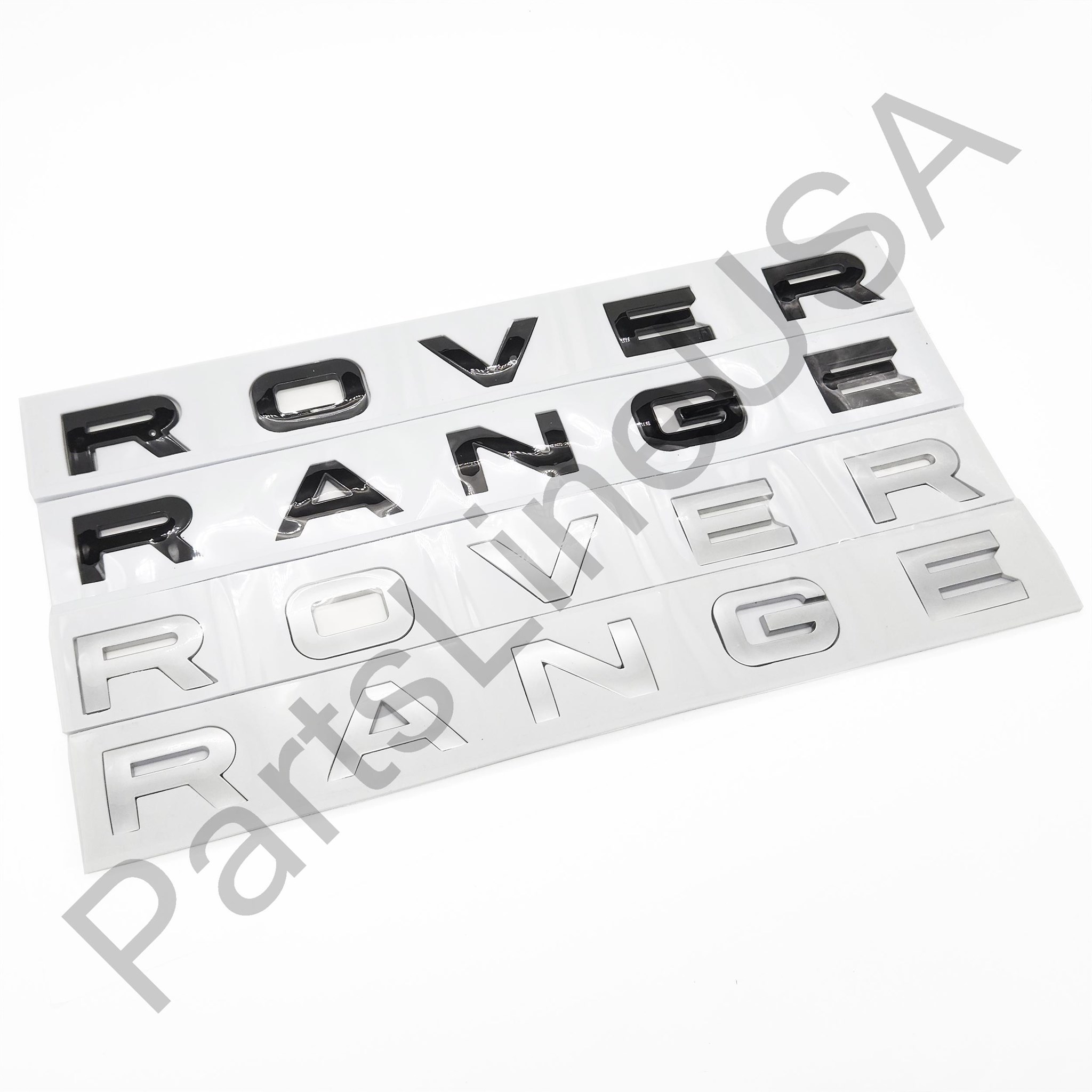 For Range Rover 3D Raised Hood Front Letters or Tailgate Rear Letters ...