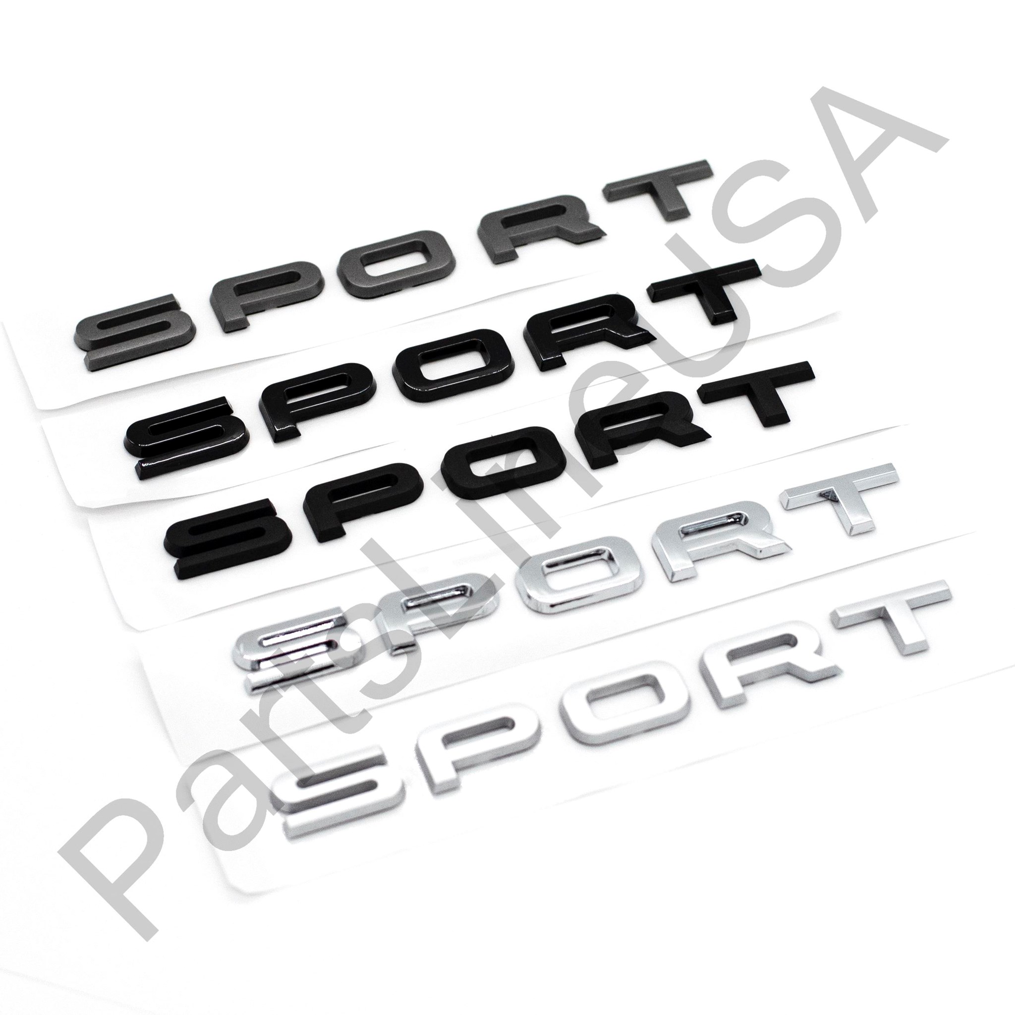 For Range Rover 3D Raised SPORT Letters Tailgate Trunk Rear Adhesive ...